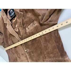 Weatherproof | Jackets & Coats | Weatherproof Brown Suede Leather Mens ...